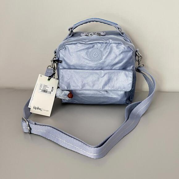 Kipling | Bags | Kipling Candy Convertible Mini Backpack In Bubble Blue ...